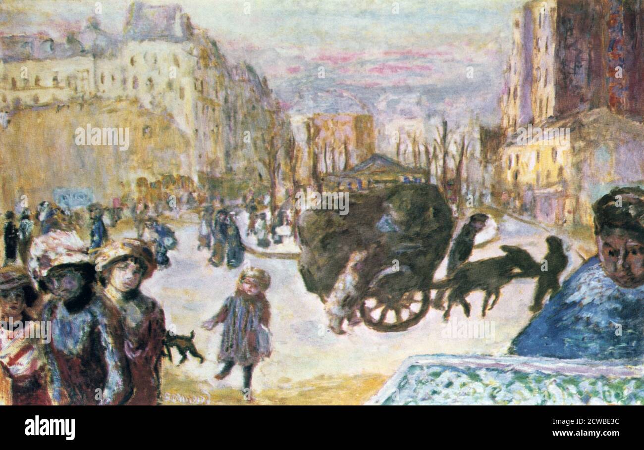 Matin à Paris', 1911. Artiste: Pierre Bonnard. Bonnard était un peintre ...
