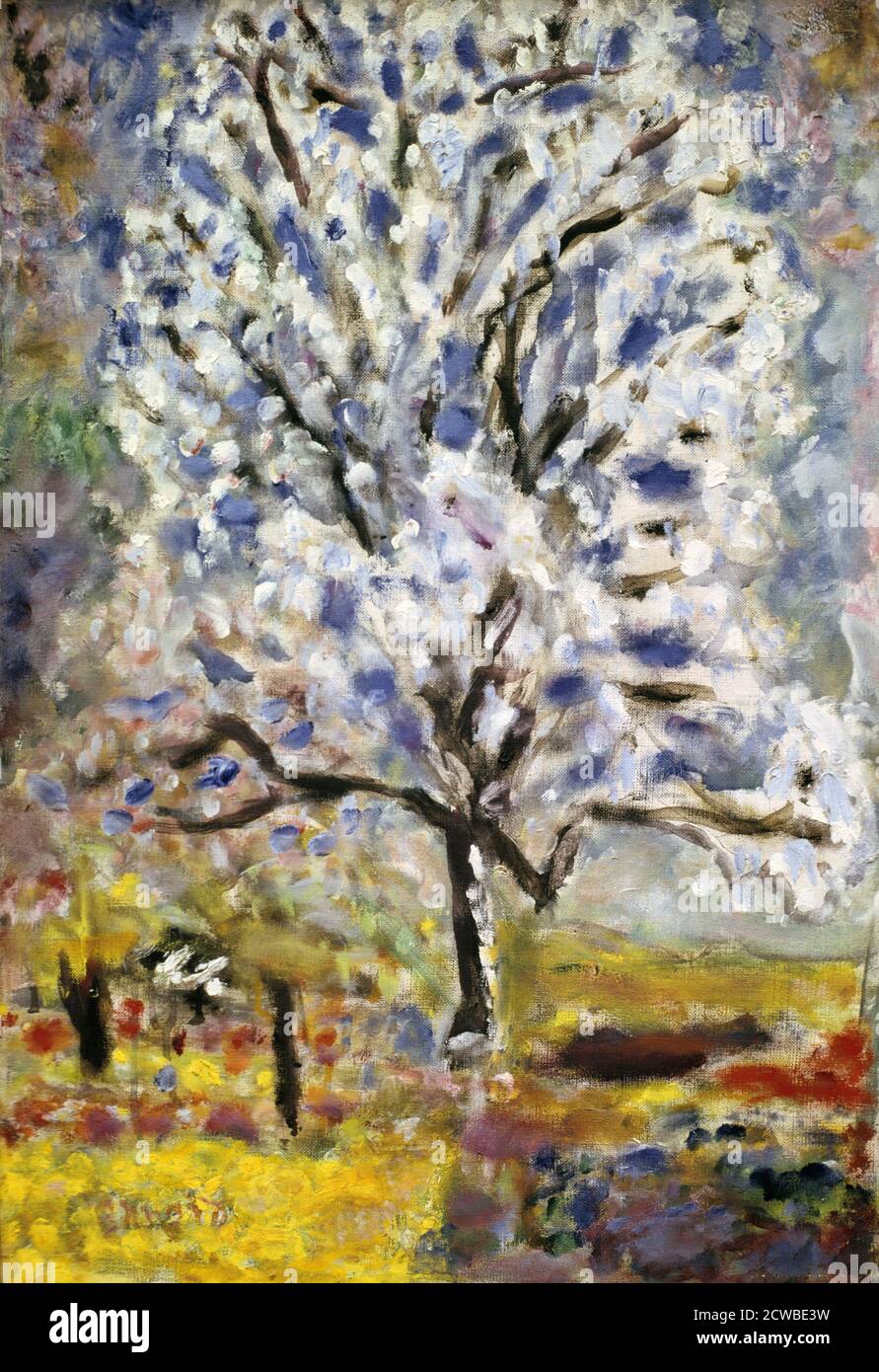 L'arbre d'Almond à Blossom, 1947. Artiste: Pierre Bonnard. Bonnard ...
