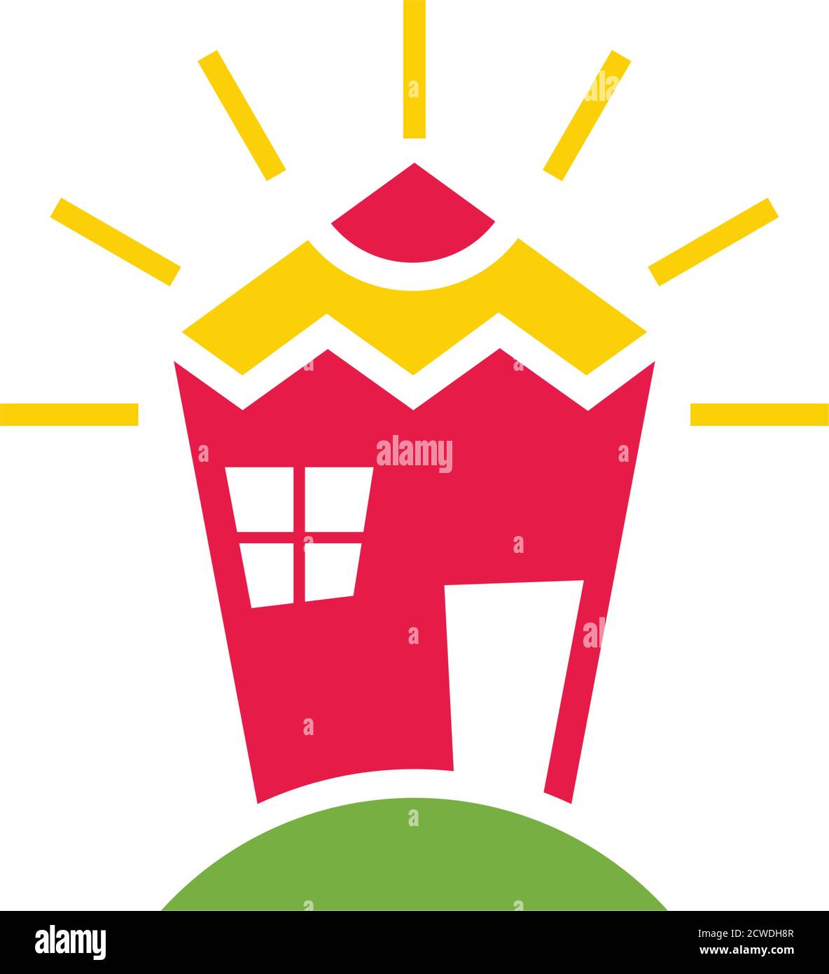 Logo de la maison du crayon Banque de photographies et d’images à haute ...