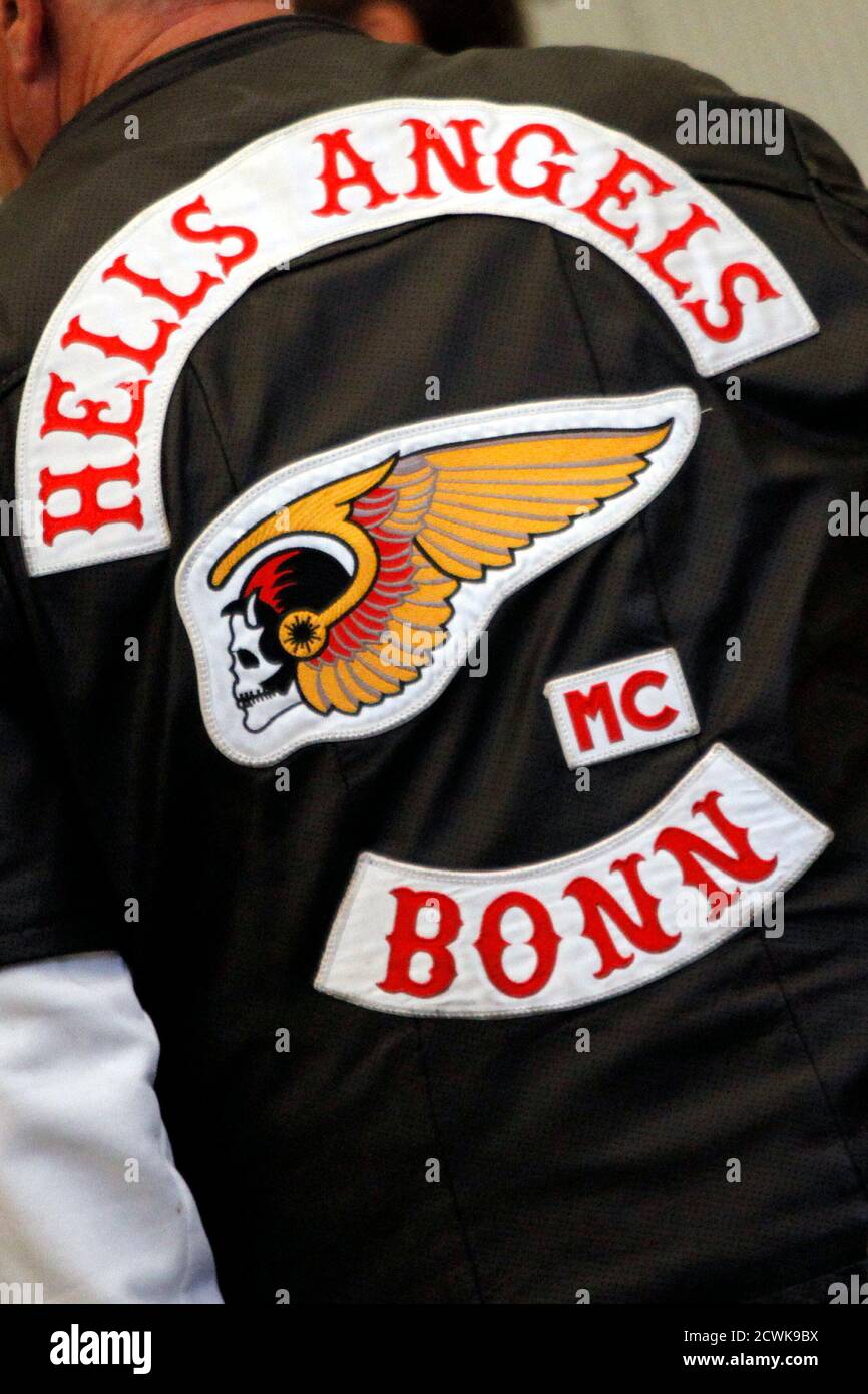 Hells Angels Jacket Banque d'image et photos - Alamy