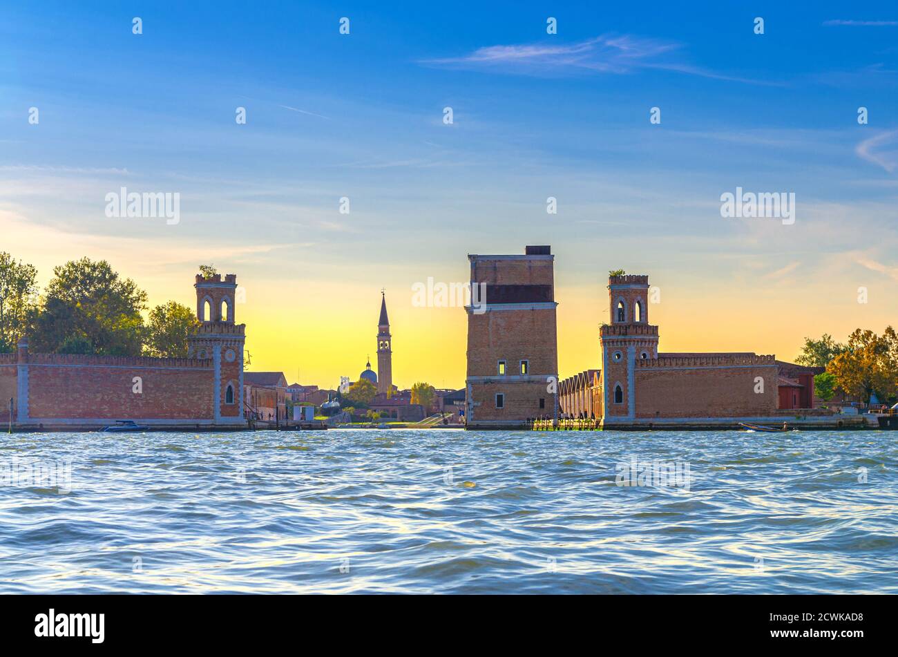 L'Arsenal vénitien ou l'Arsenale di Venezia, porte d'eau principale de ...