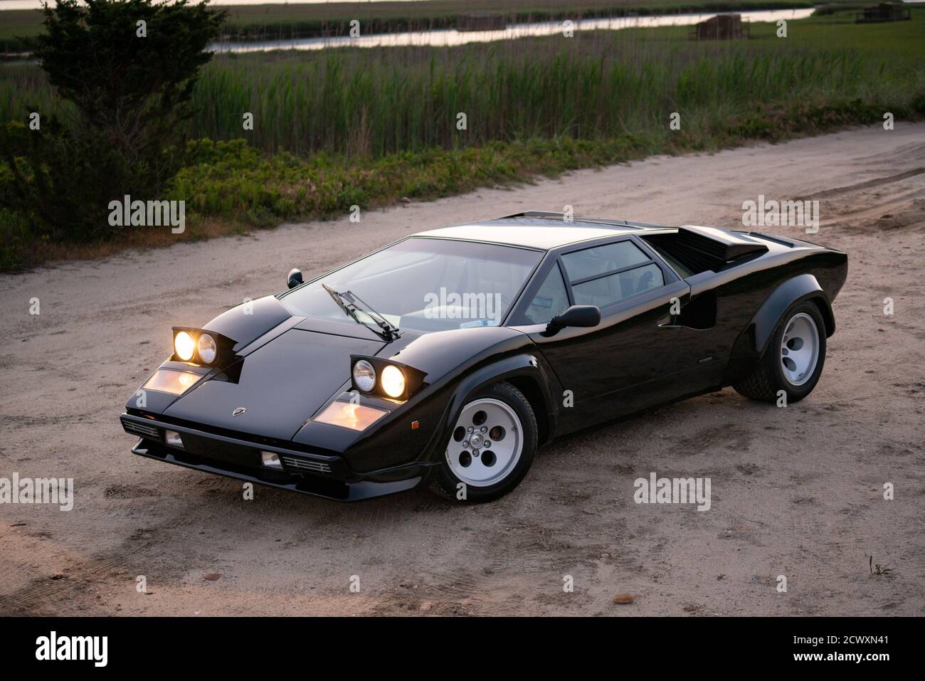 Lamborghini countach rear view Banque de photographies et d’images à ...