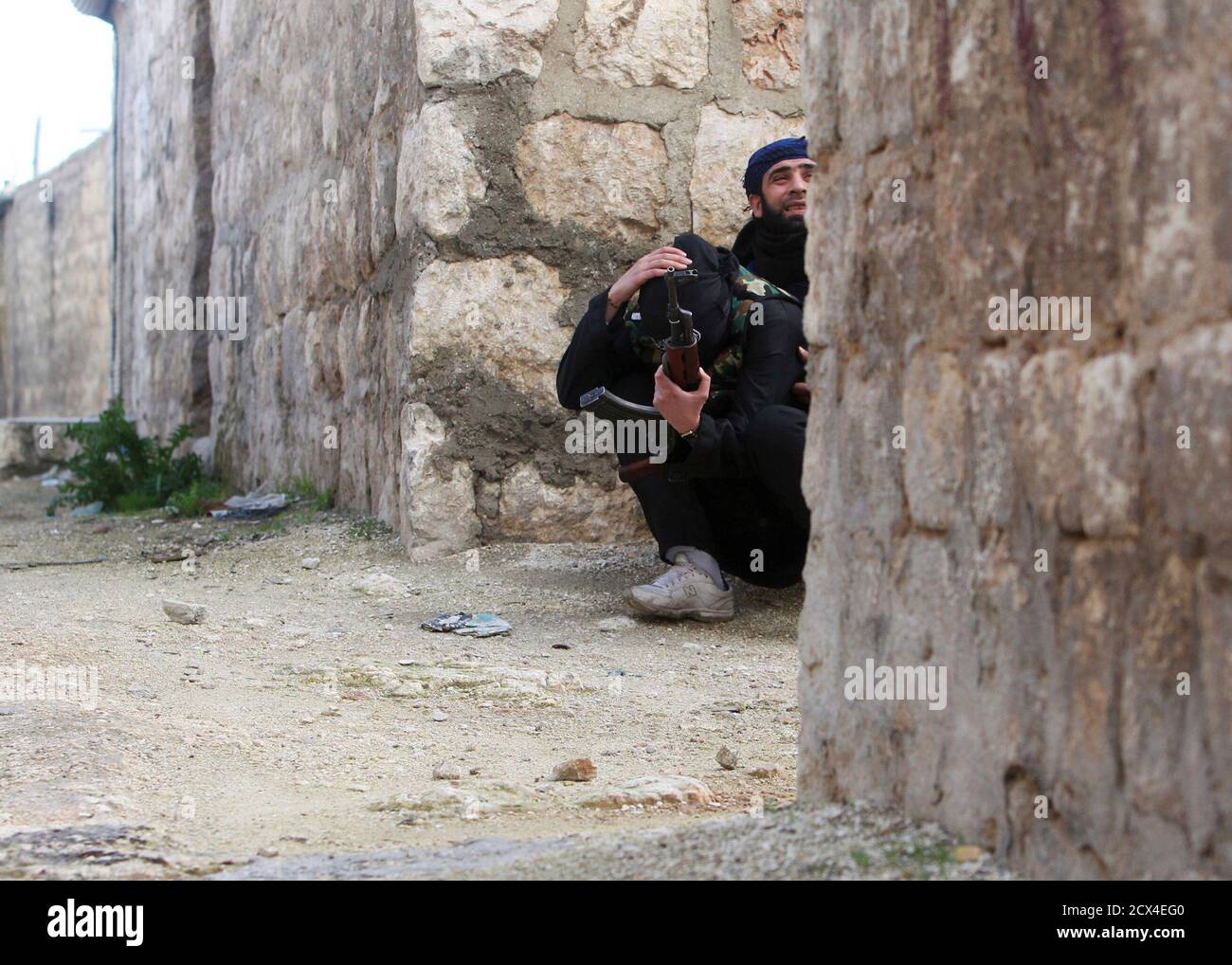 Um Jaafar, une femme battante dans l'Armée syrienne libre et son mari Abu Jaafar, un commandant ...