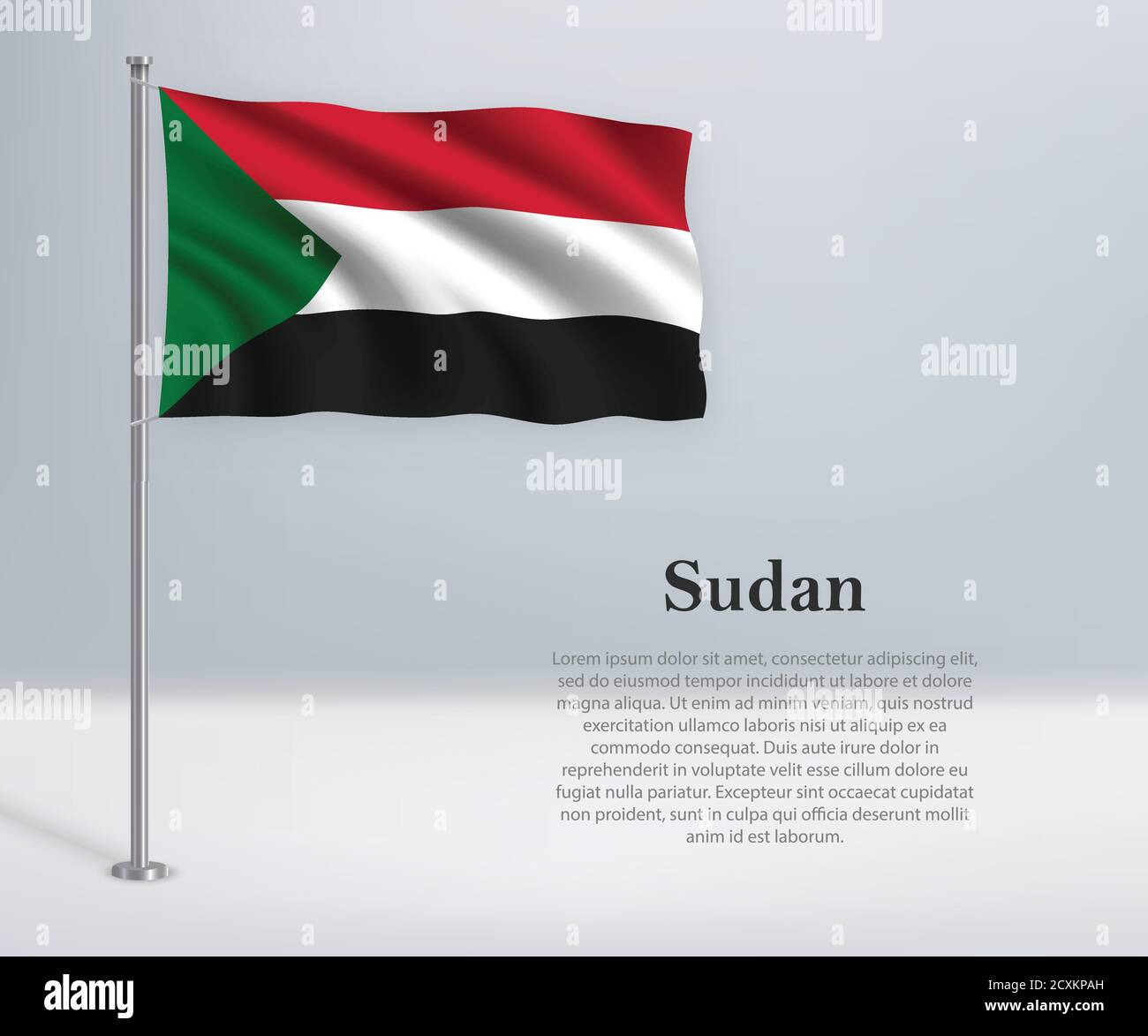 Drapeau du soudan Banque de photographies et d’images à haute ...