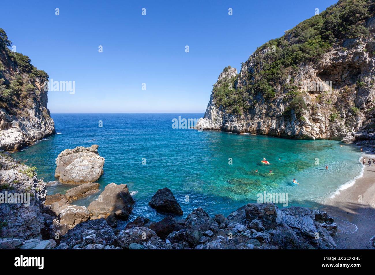 Plages de Grèce, plage de Fakistra, une des plages les plus éloignées ...
