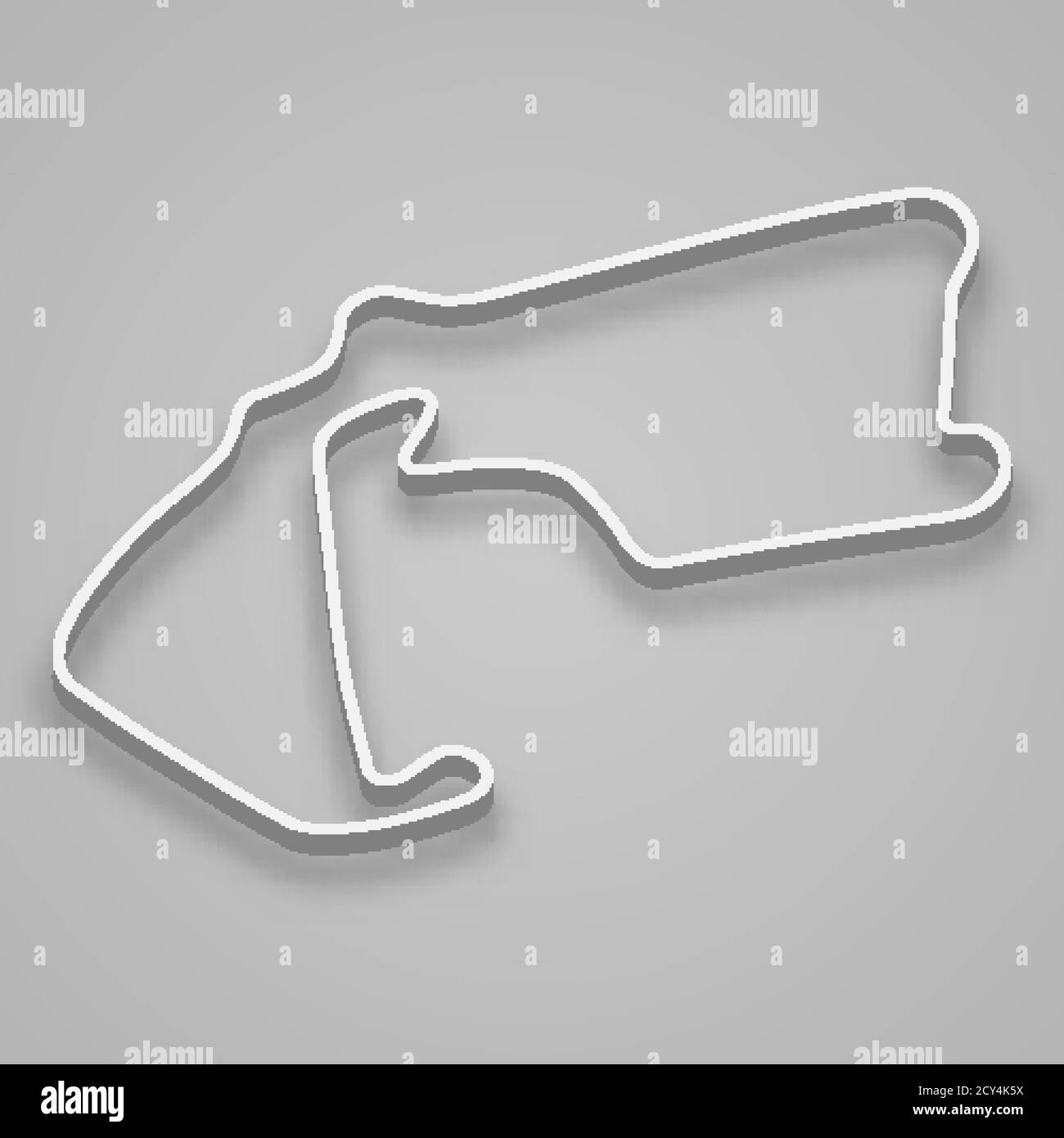 Piste de silverstone Banque d'images vectorielles - Alamy