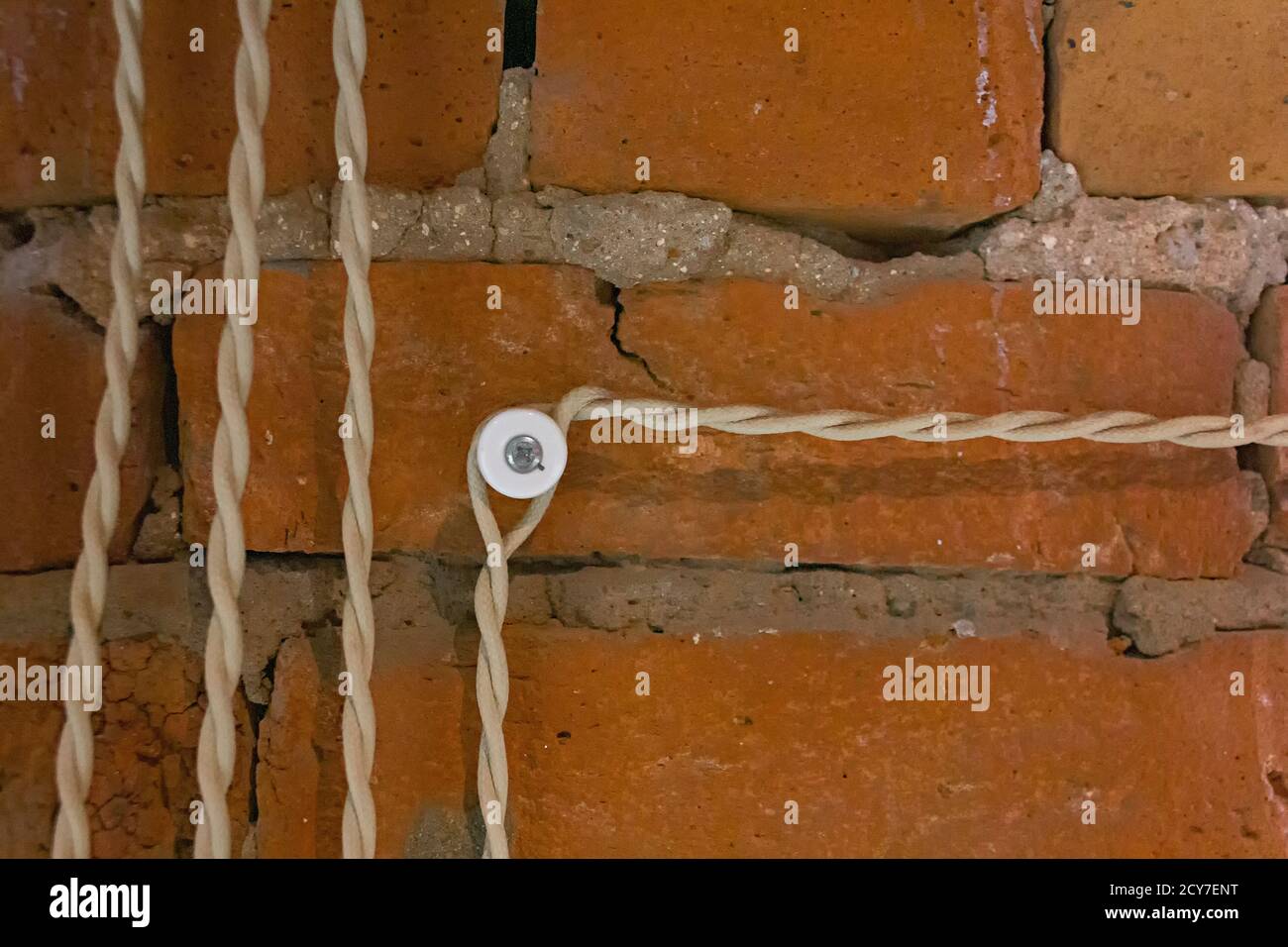 ancienne conception rétro imitation de fusibles électriques avec fils ...