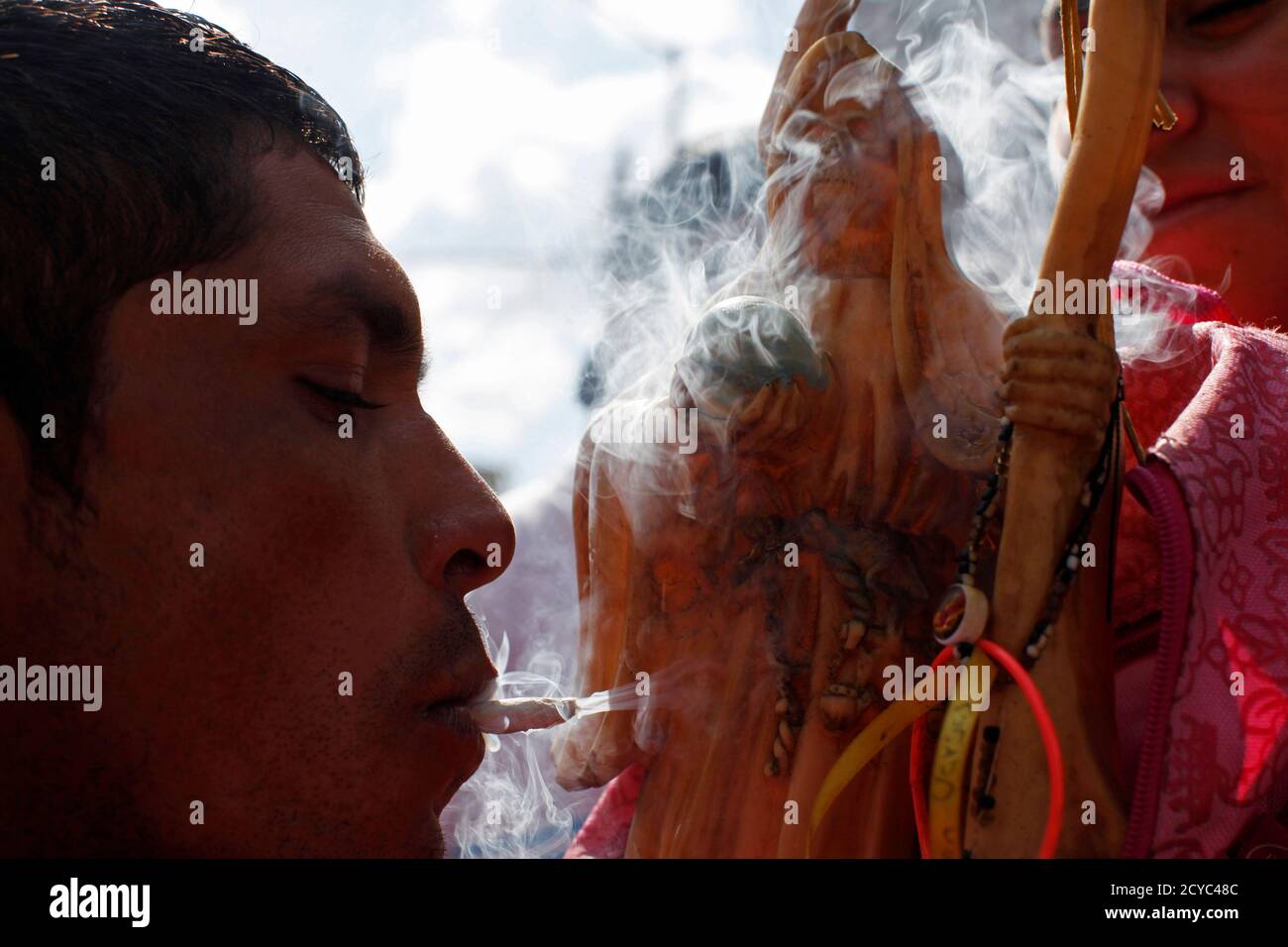 Mexican Santa Muerte Saint Death Banque d'image et photos - Alamy