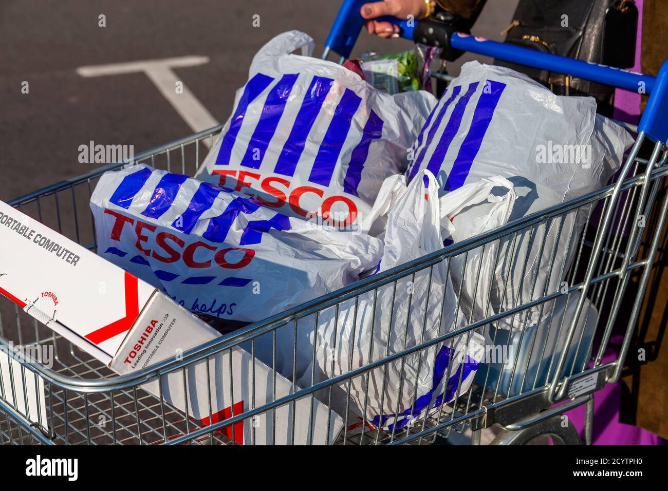 Tesco Bag Banque d'image et photos - Alamy