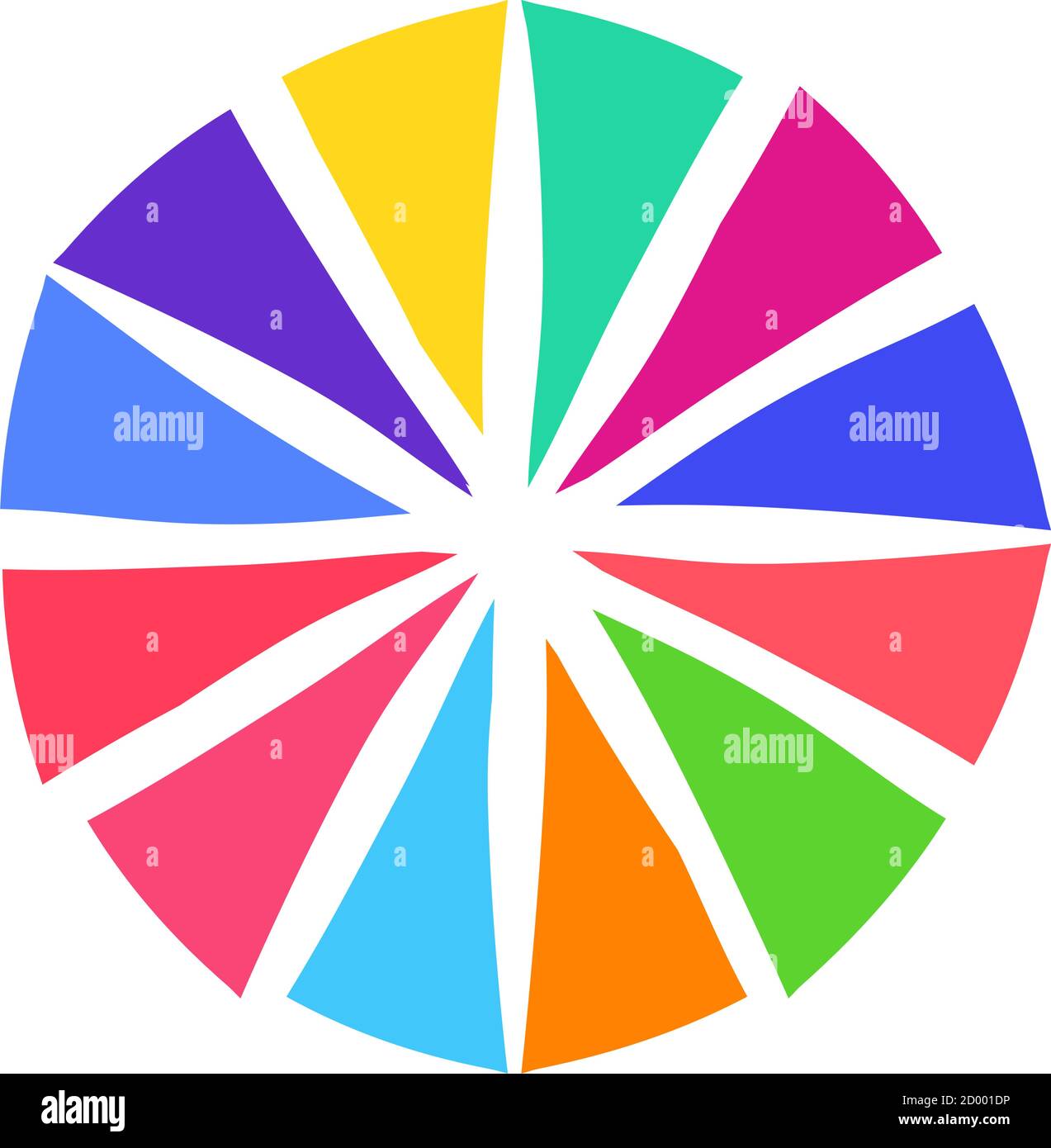 graphique circulaire simple et illustration vectorielle de diagramme ...