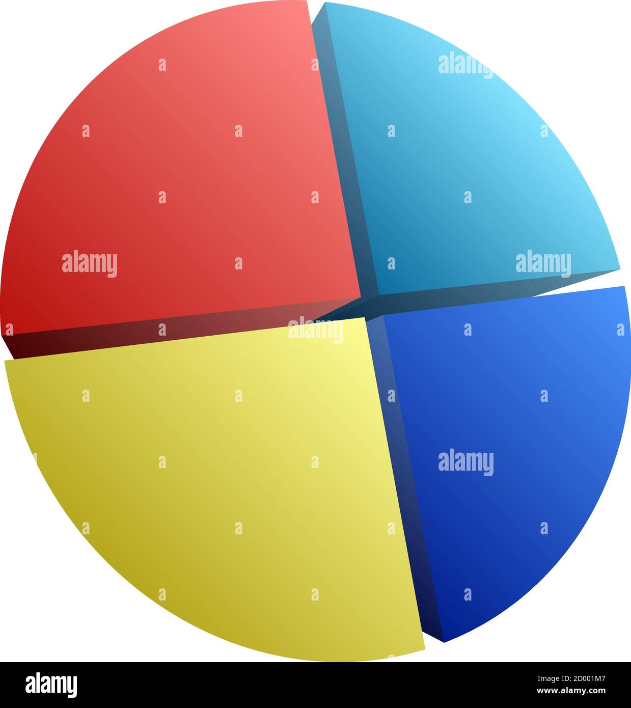 graphique circulaire simple et illustration vectorielle de diagramme ...
