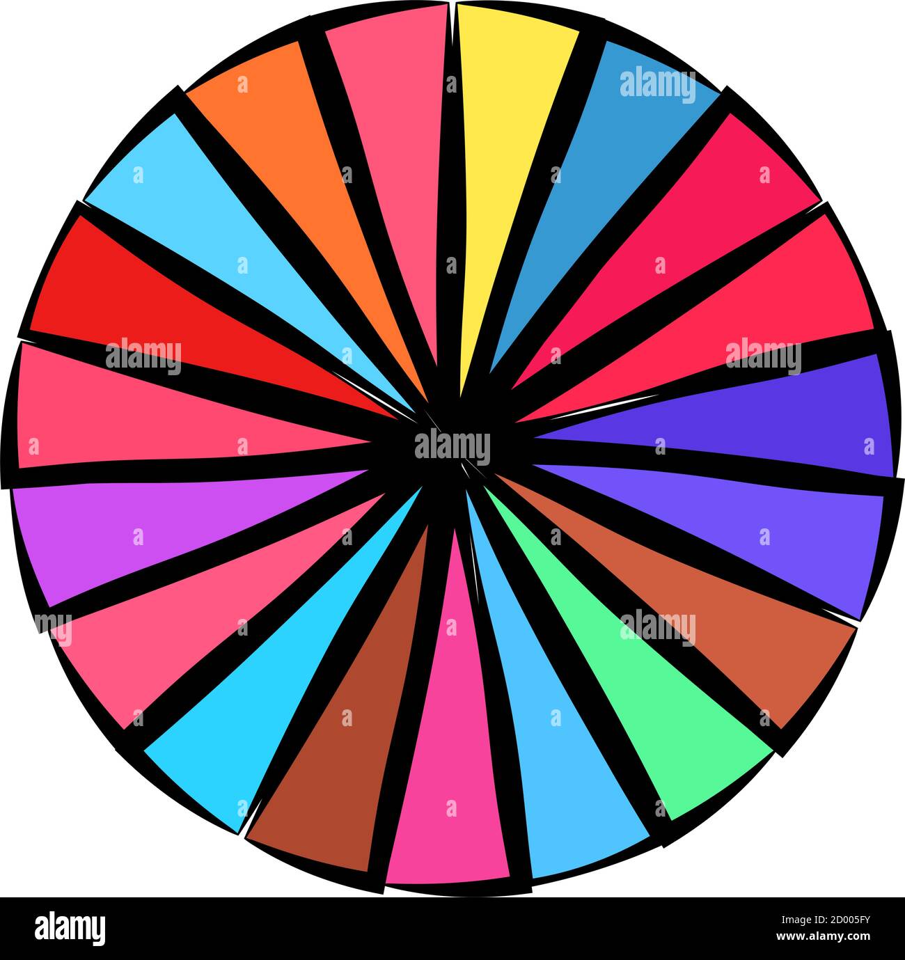 graphique circulaire simple et illustration vectorielle de diagramme ...