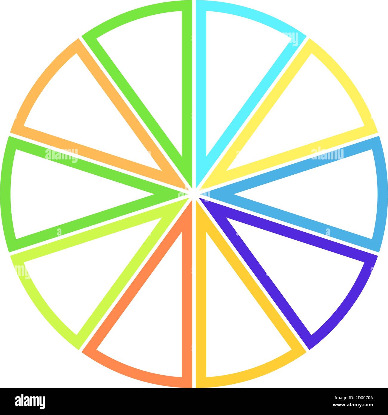 graphique circulaire simple et illustration vectorielle de diagramme ...