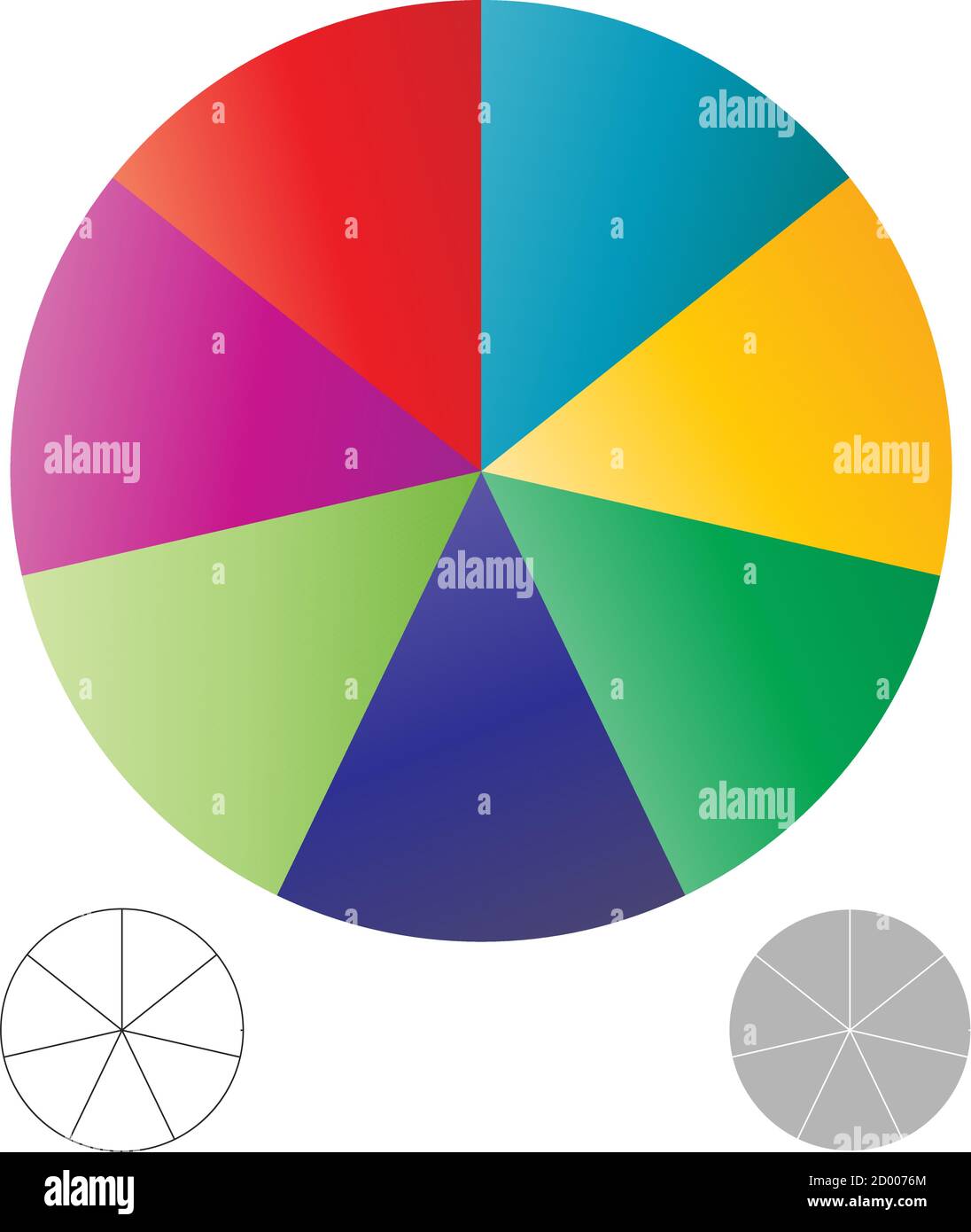 graphique circulaire simple et illustration vectorielle de diagramme ...