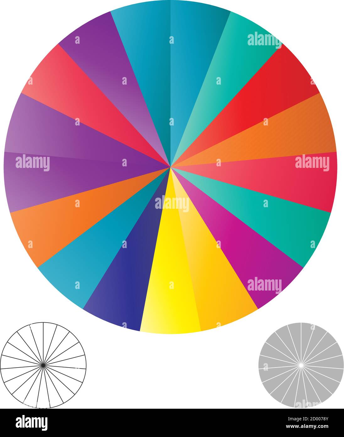 graphique circulaire simple et illustration vectorielle de diagramme ...