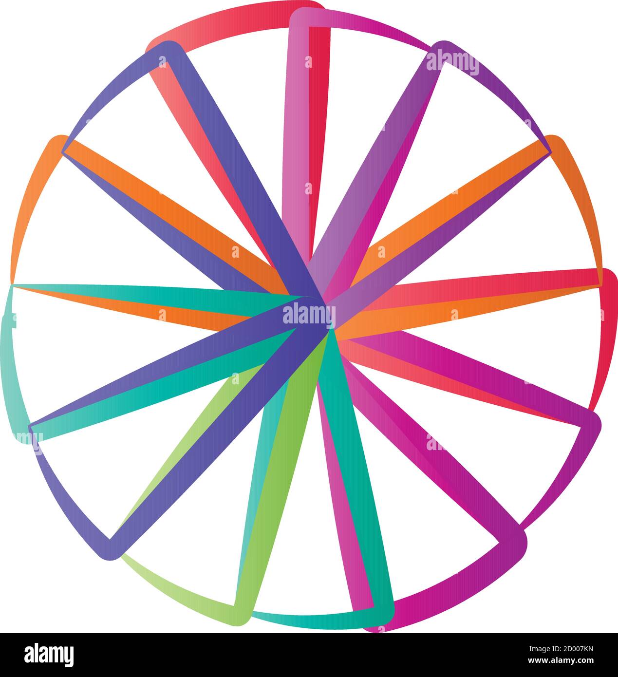 graphique circulaire simple et illustration vectorielle de diagramme ...