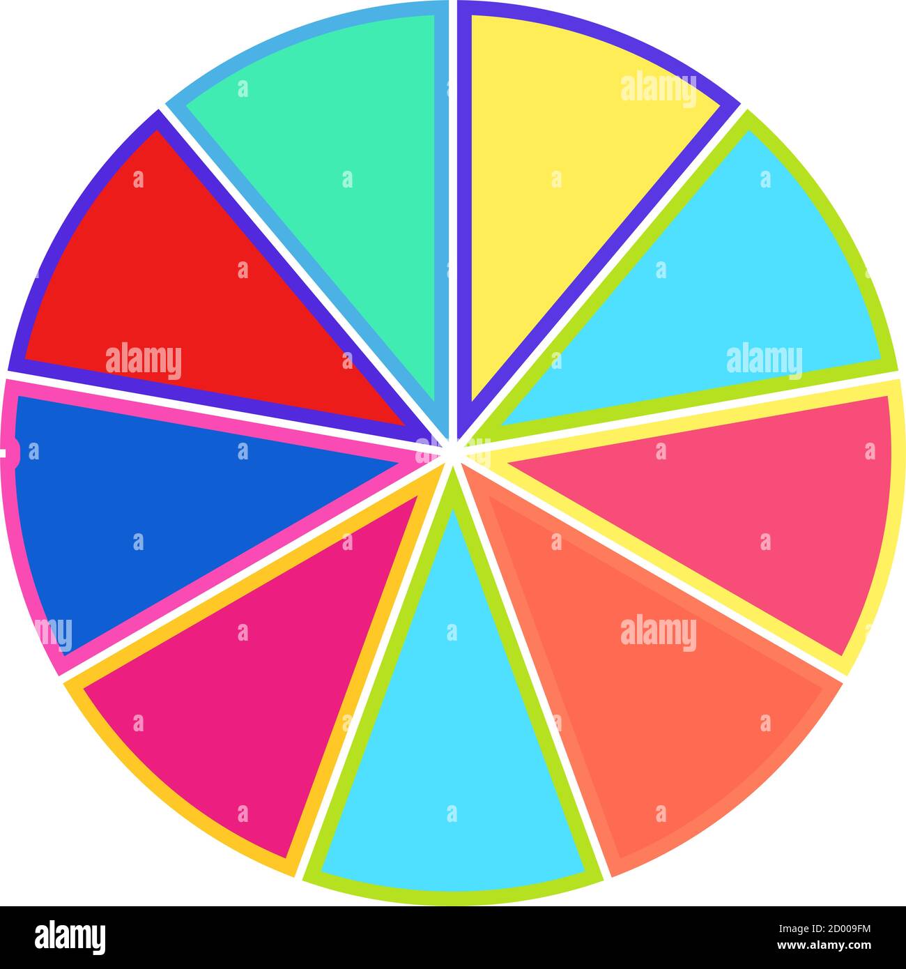 graphique circulaire simple et illustration vectorielle de diagramme ...