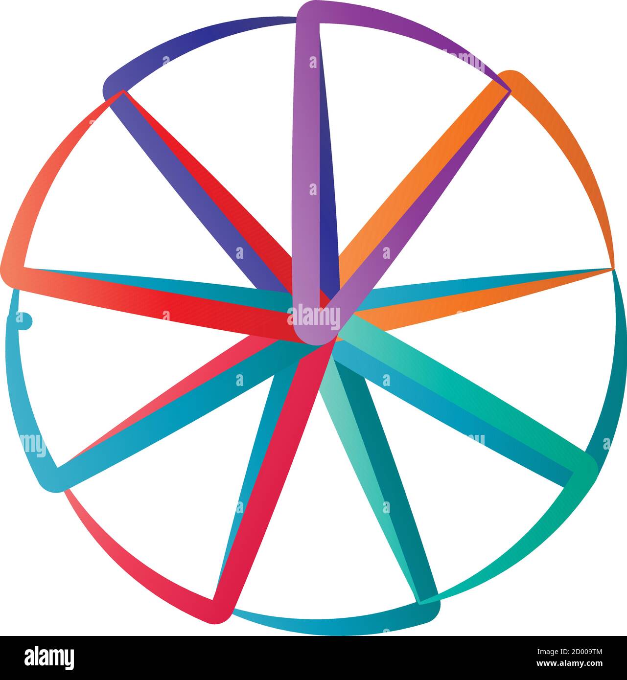 graphique circulaire simple et illustration vectorielle de diagramme ...