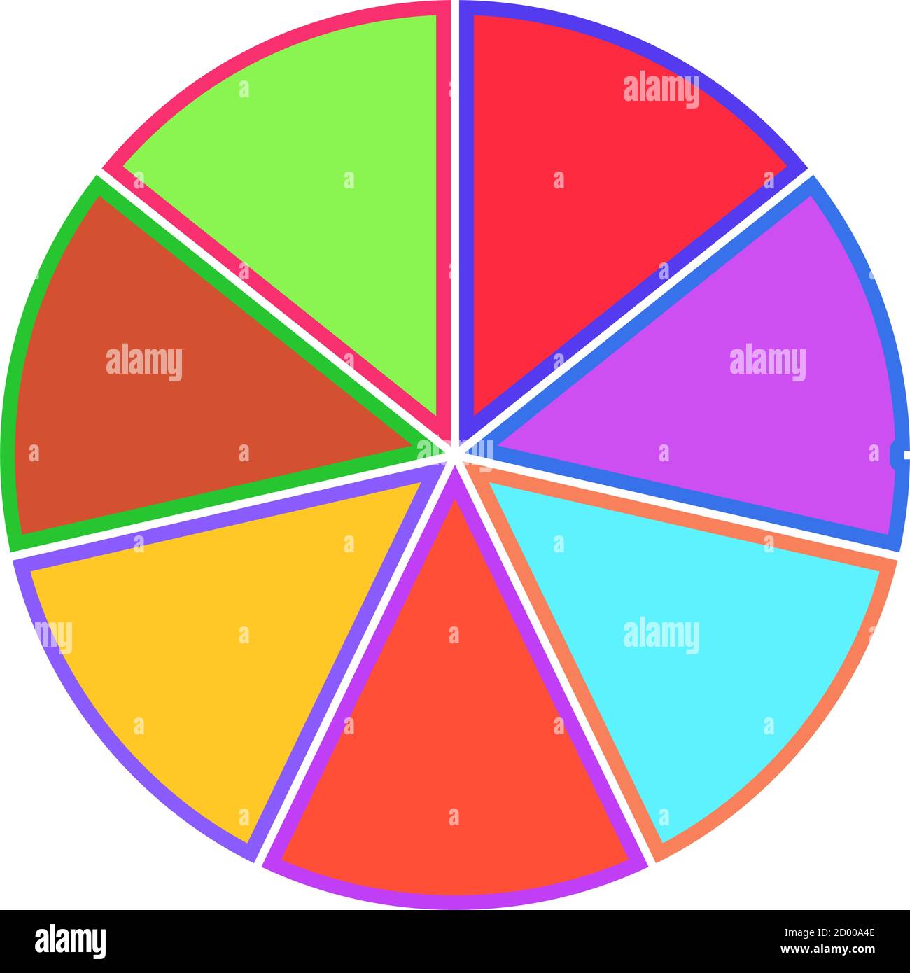graphique circulaire simple et illustration vectorielle de diagramme ...