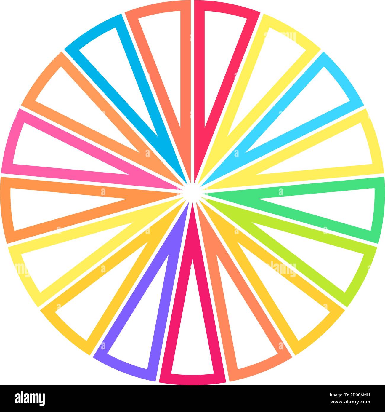 graphique circulaire simple et illustration vectorielle de diagramme ...