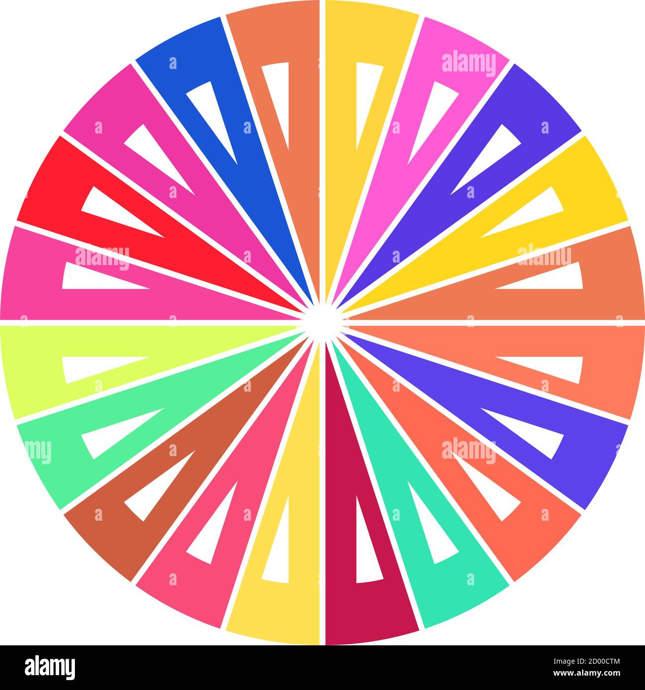graphique circulaire simple et illustration vectorielle de diagramme ...