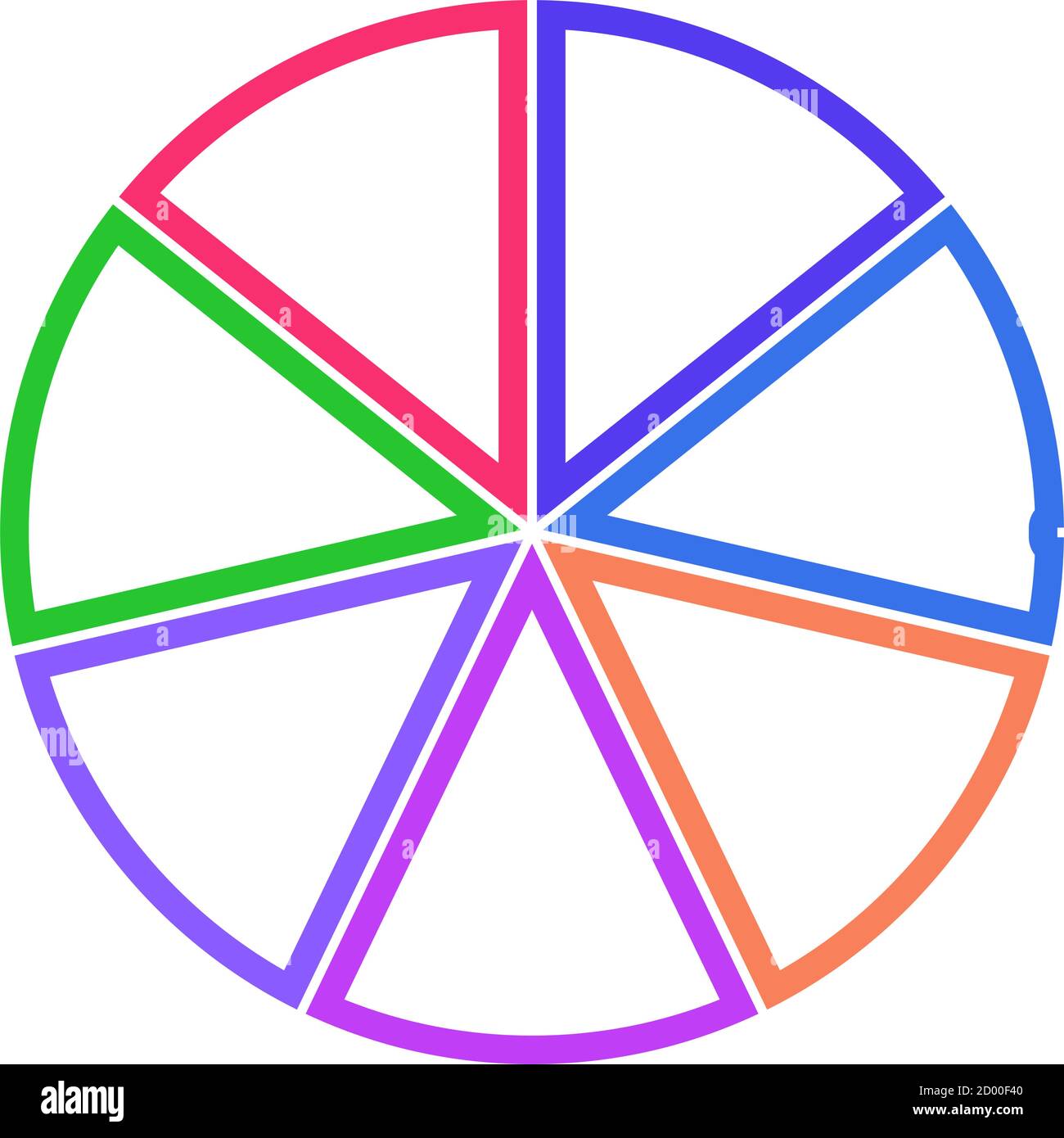 graphique circulaire simple et illustration vectorielle de diagramme ...