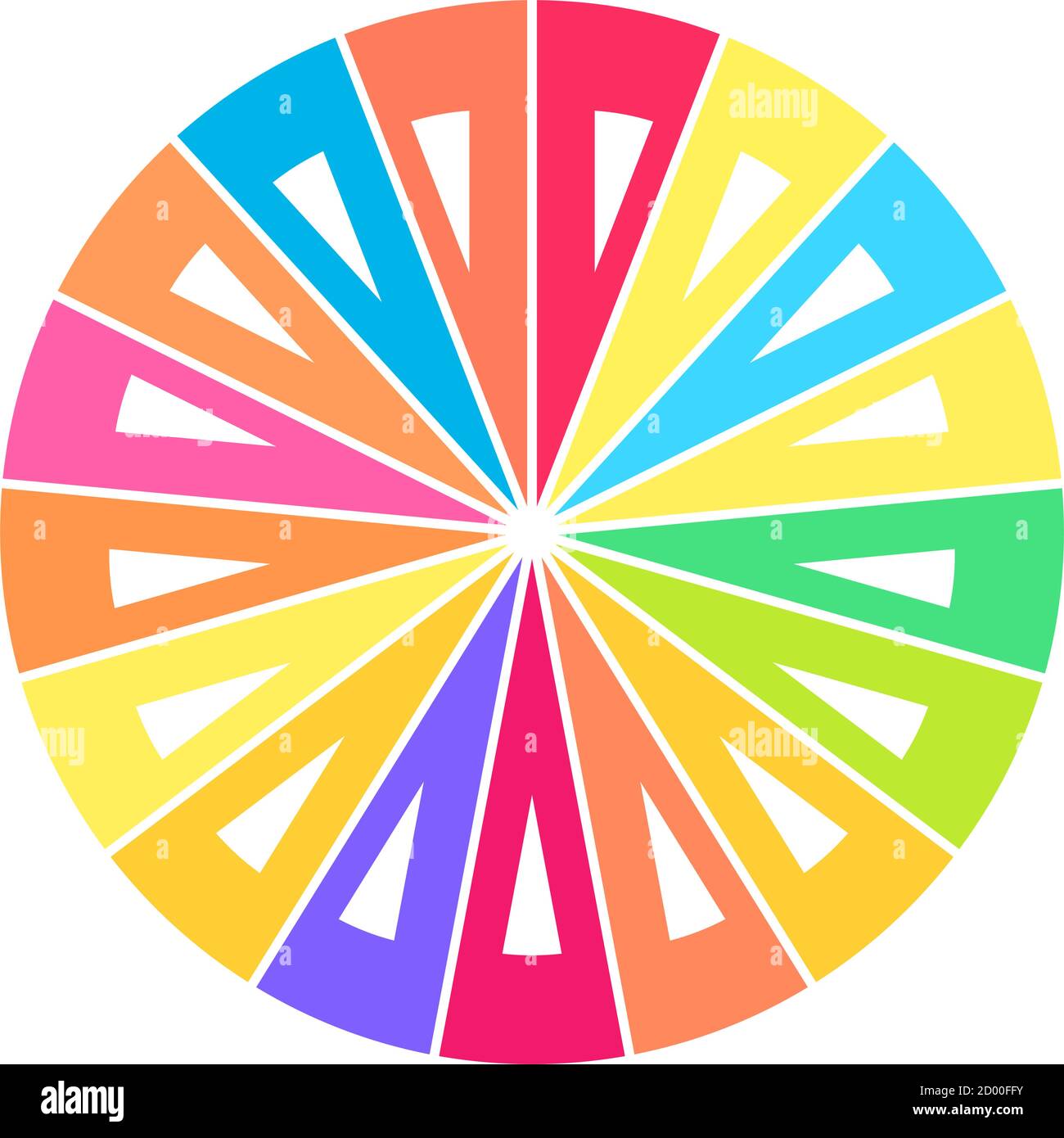 graphique circulaire simple et illustration vectorielle de diagramme ...