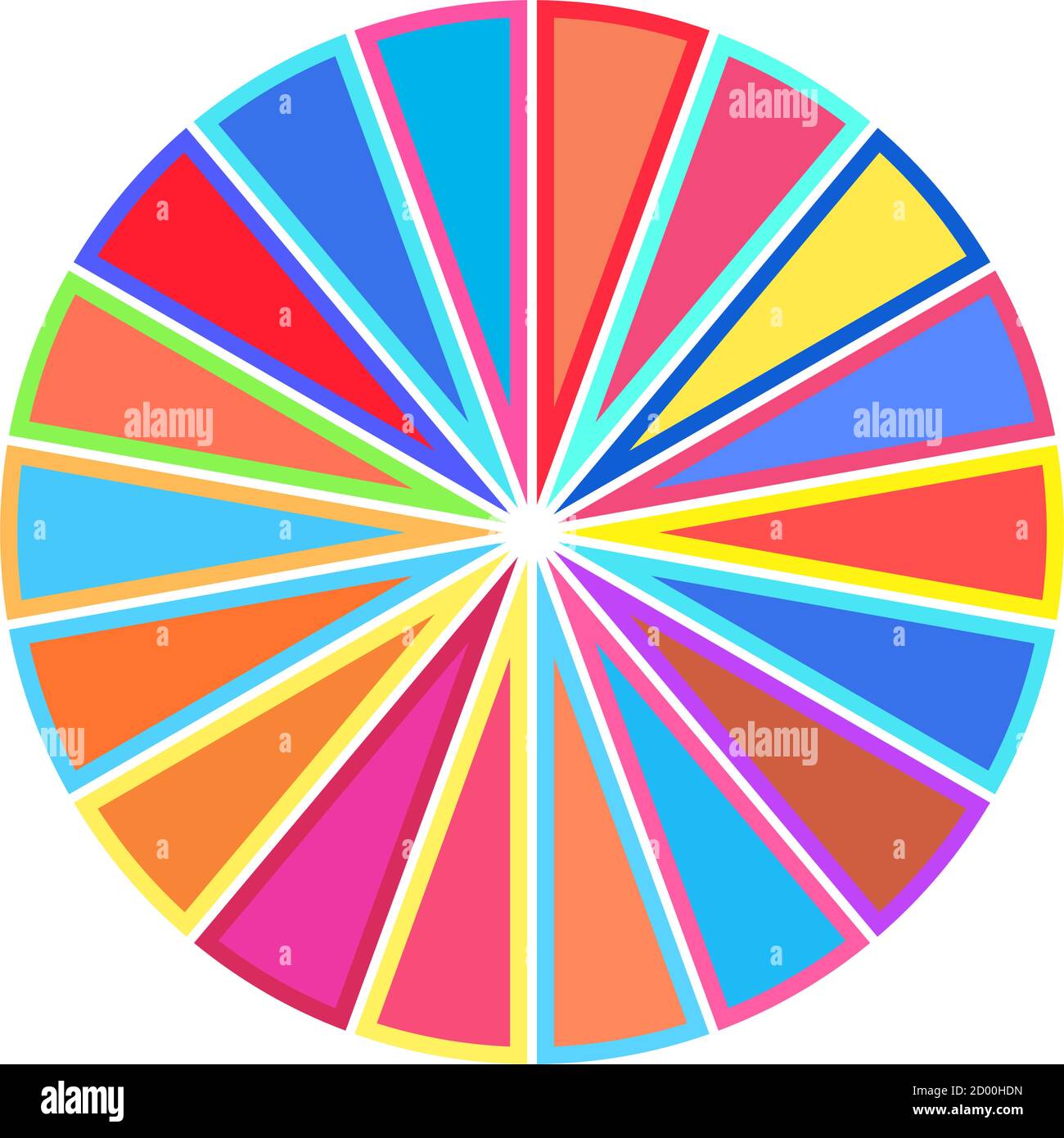 graphique circulaire simple et illustration vectorielle de diagramme ...