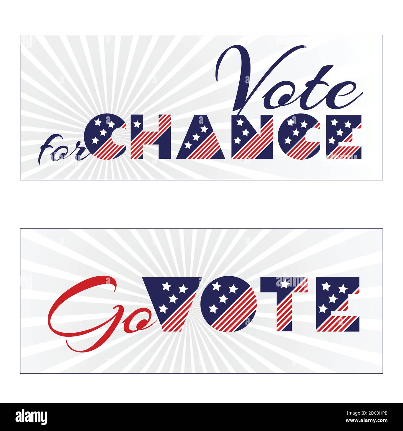 Affiche de campagne presidentielle usa Banque d'images vectorielles ...