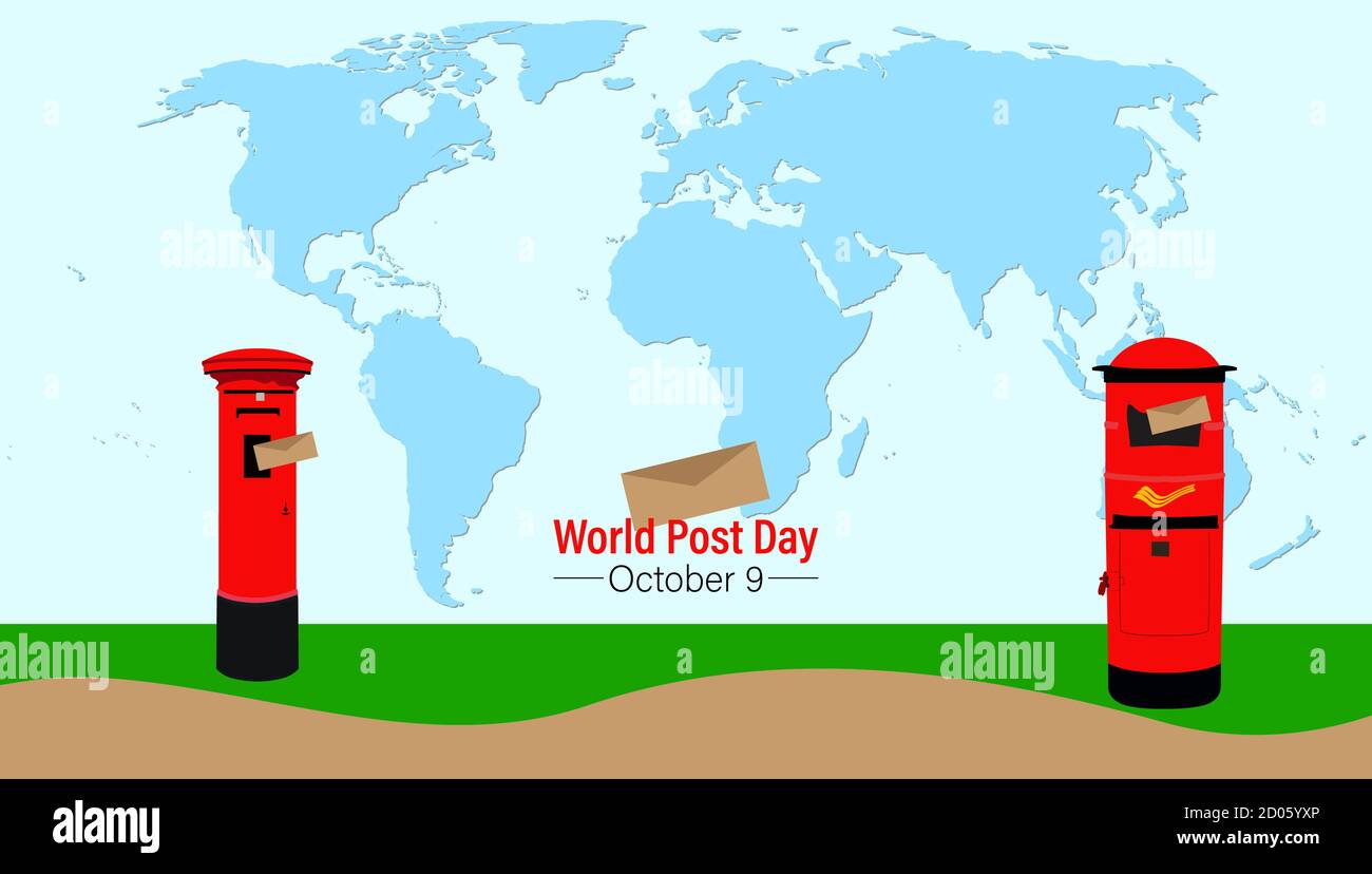 Journée mondiale des postes, 9 octobre. Schéma conceptuel d ...