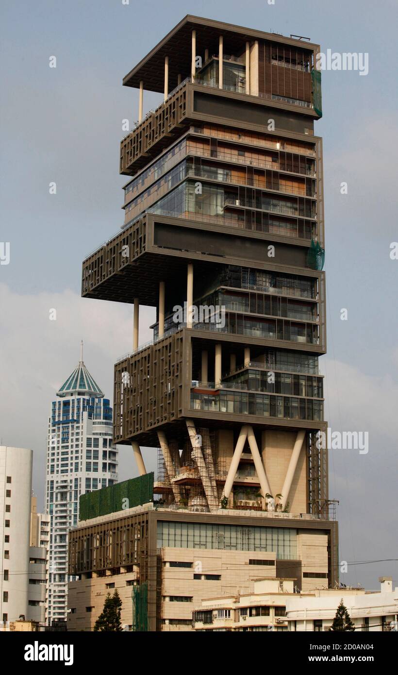 Antilia Building Mumbai India Banque d'image et photos - Alamy