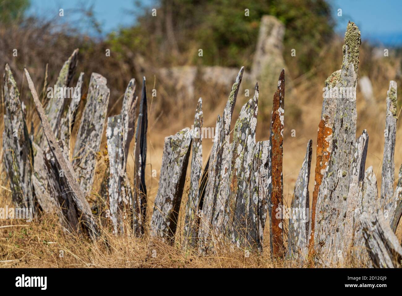 Clôture en ardoise Banque de photographies et d’images à haute ...