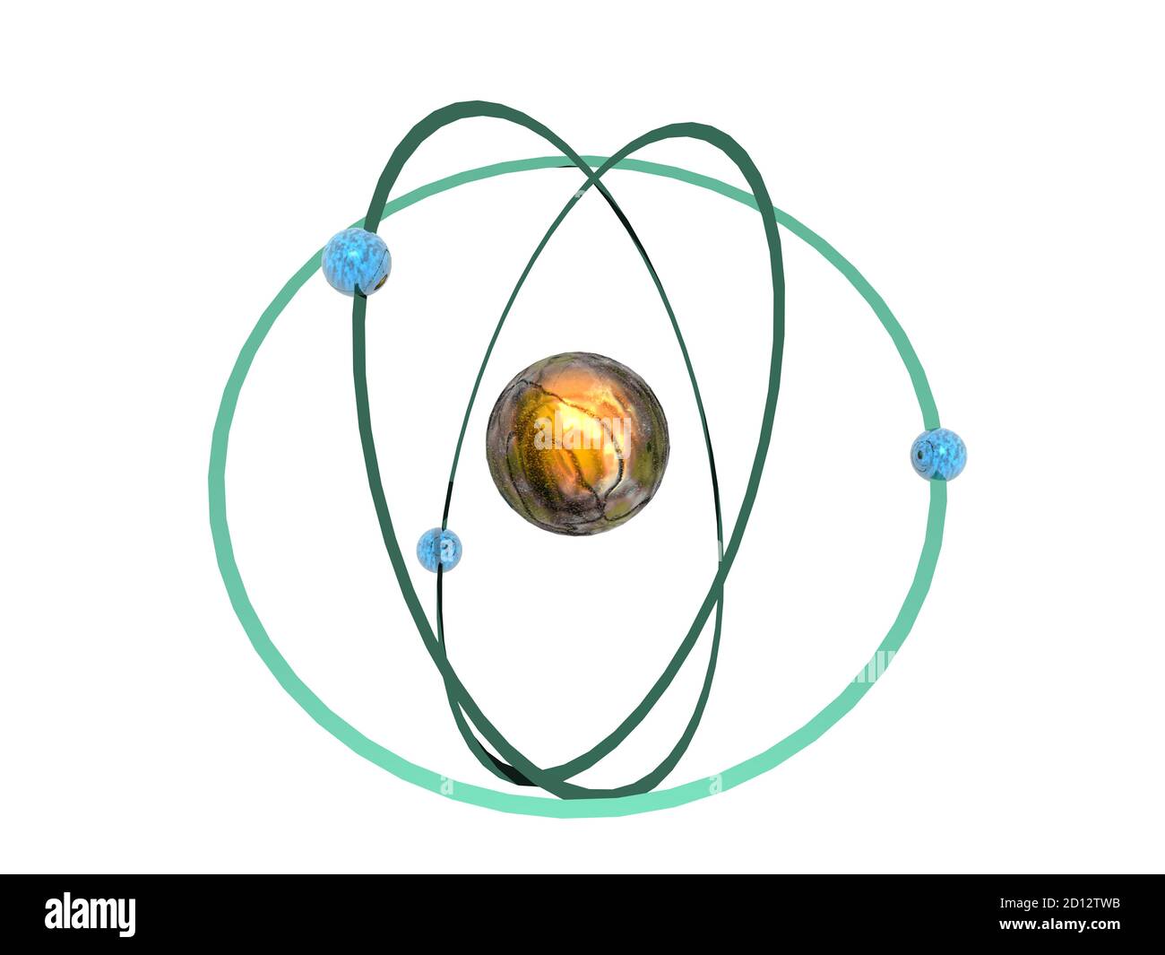 Modèle atomique Banque d'images détourées - Alamy