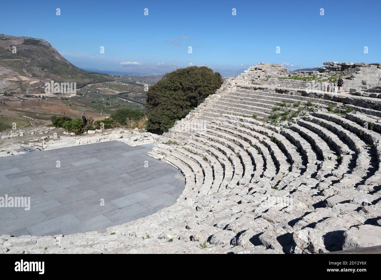 Segesta amphitheatre sicily italy Banque de photographies et d’images à ...