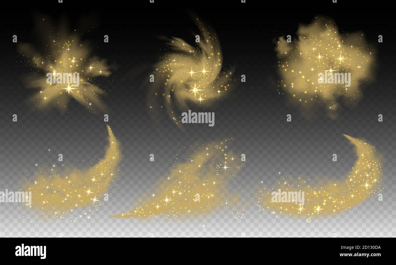 Nuage de Stardust, snoosh, poudre pailletée en spray avec étoile et ...