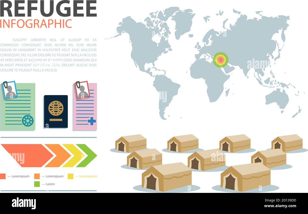 Carte du monde. Infographie géographique. Modèle d'infographie sur les ...