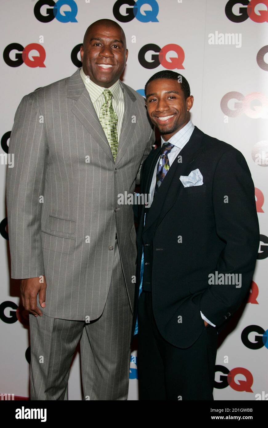 Magic Johnson Son Andre Johnson Banque d'image et photos - Alamy
