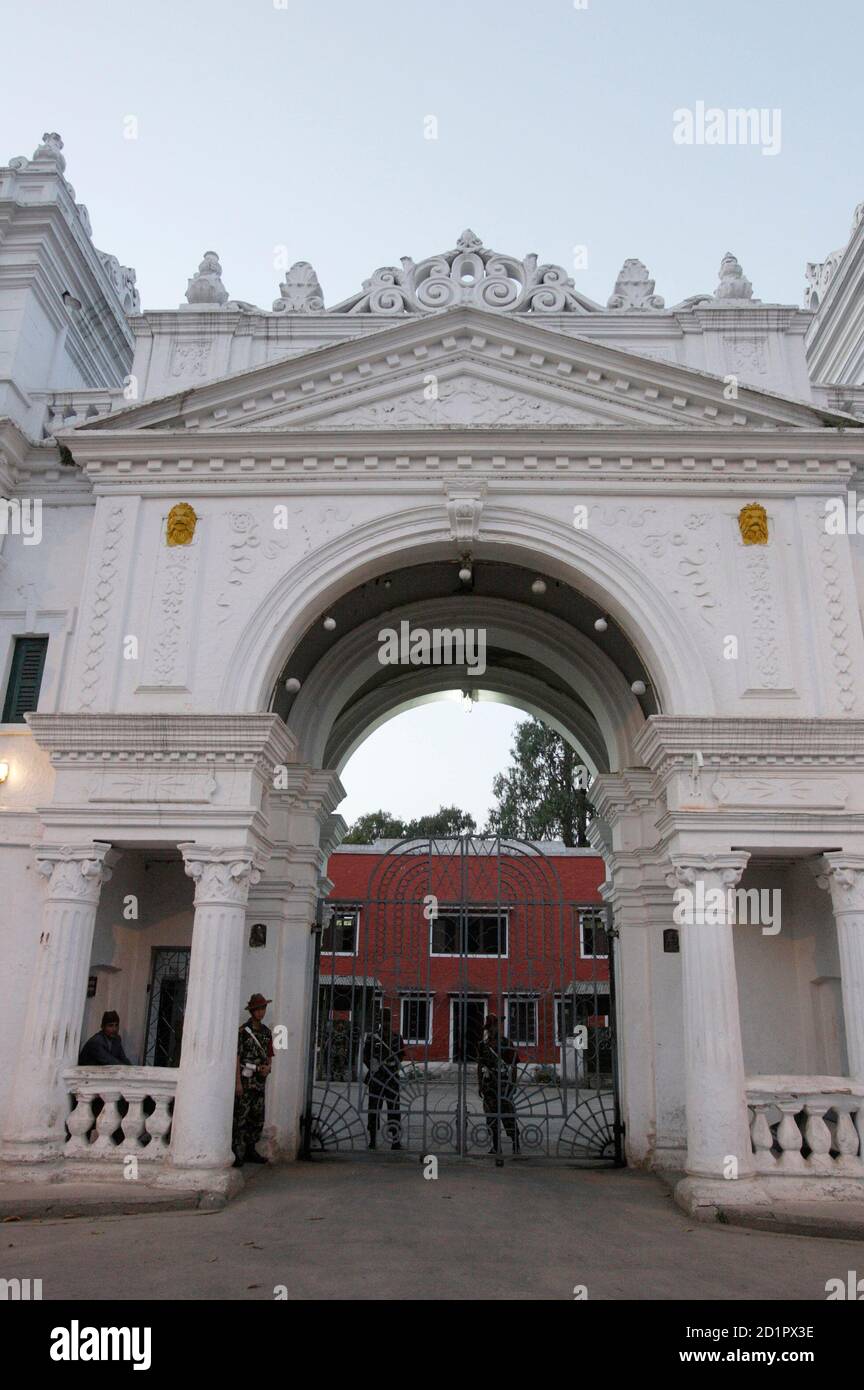 Nepal Kathmandu Narayanhiti Royal Palace Banque d'image et photos - Alamy