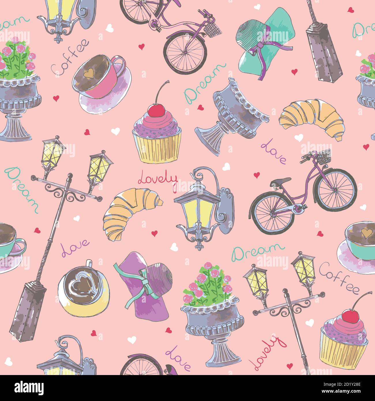 Peinture romantique française Banque d'images vectorielles - Alamy