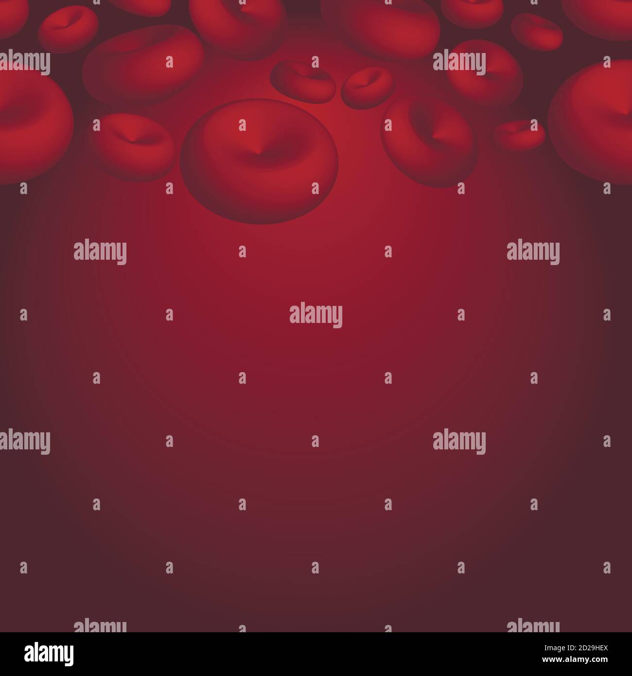 Blood smear cell Banque d'images vectorielles - Alamy
