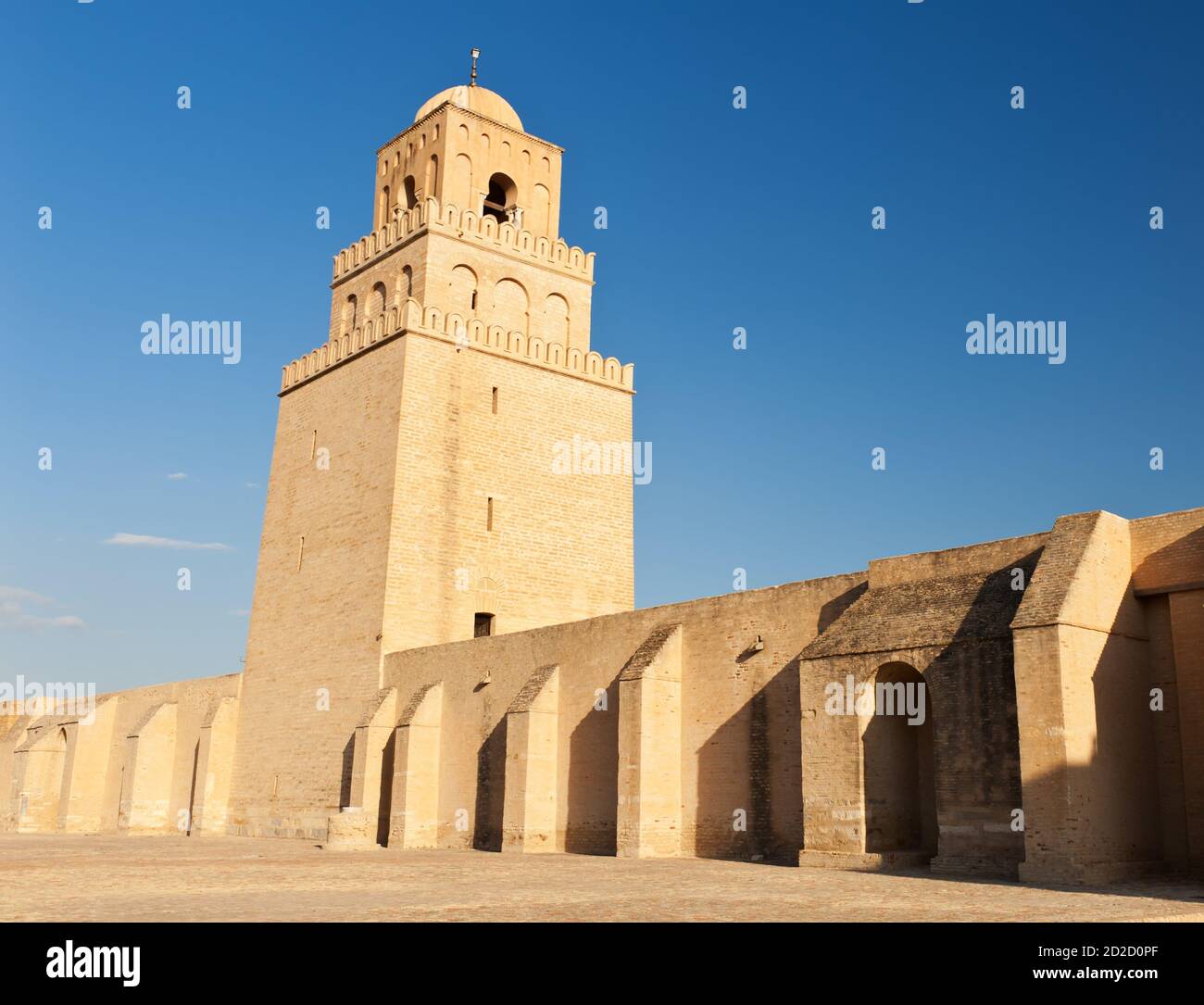 Grande mosquée de Kairouan, la Tunisie est le quatrième lieu le plus ...