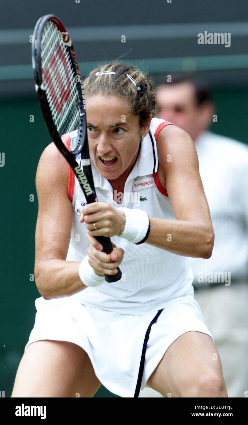 Sandrine testud en action contre jennifer capriati Banque de ...