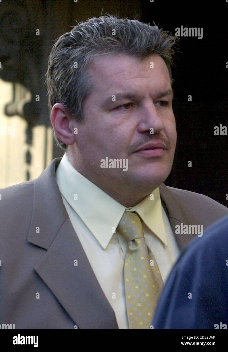 Le Slaughterman Keith Hubbard arrive à la Cour de la Couronne de ...