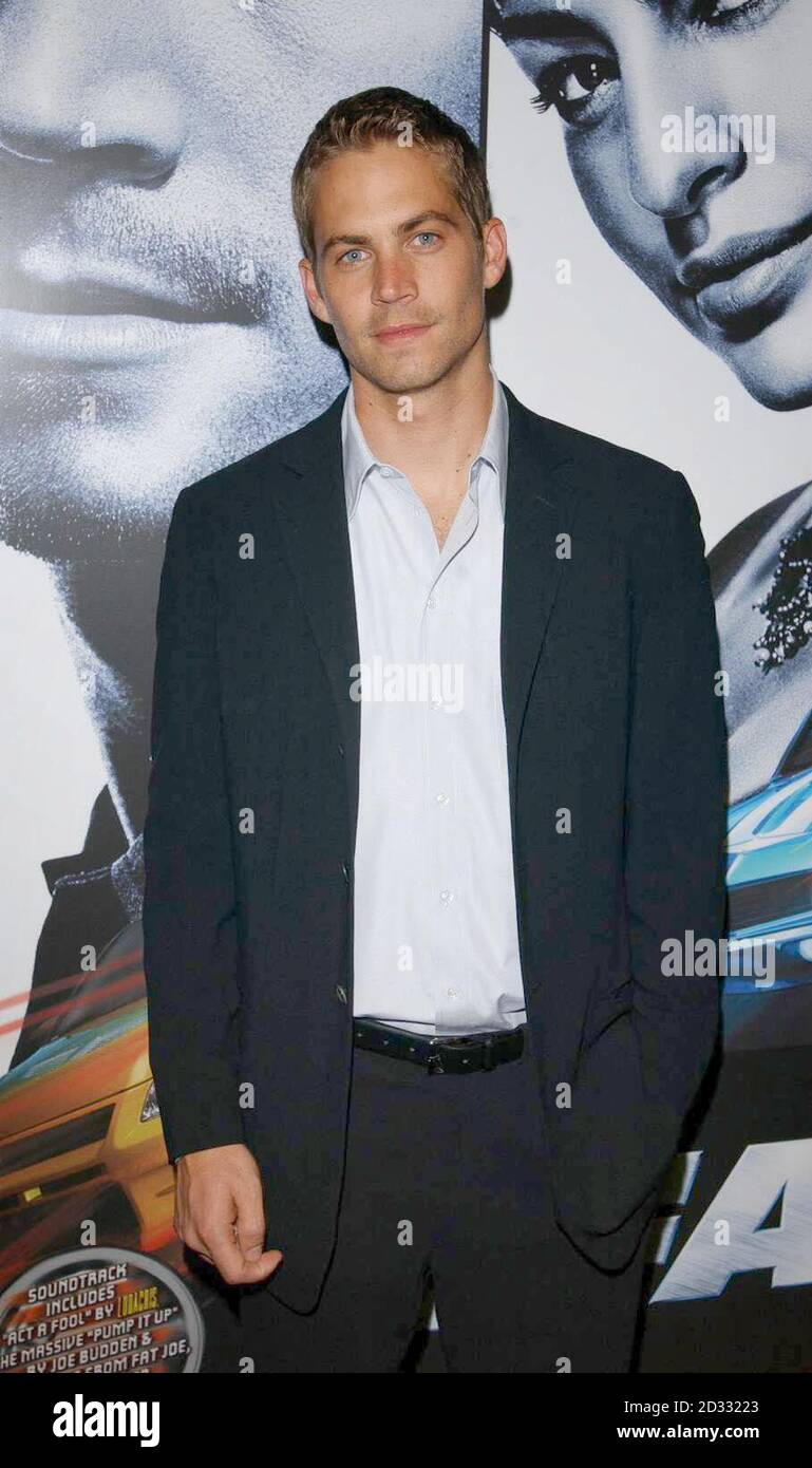 Paul walker fast and furious 4 premiere Banque de photographies et d ...