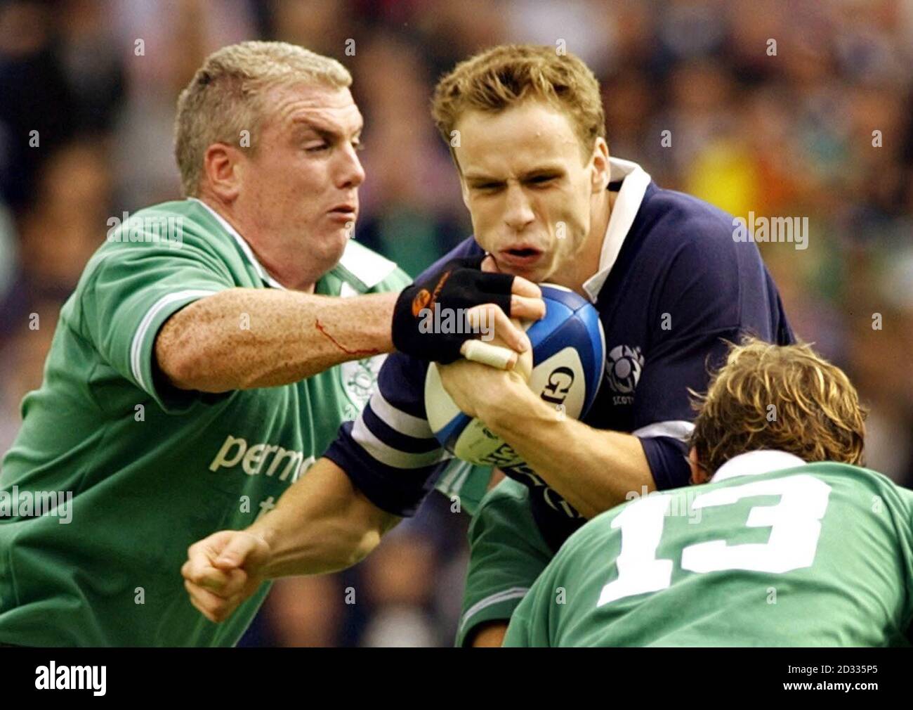 Sport rugby union action andrew henderson victor costello Banque de ...
