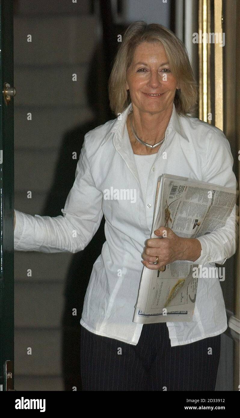 Sandra Howard, épouse du chancelier de l'ombre Michael Howard ...