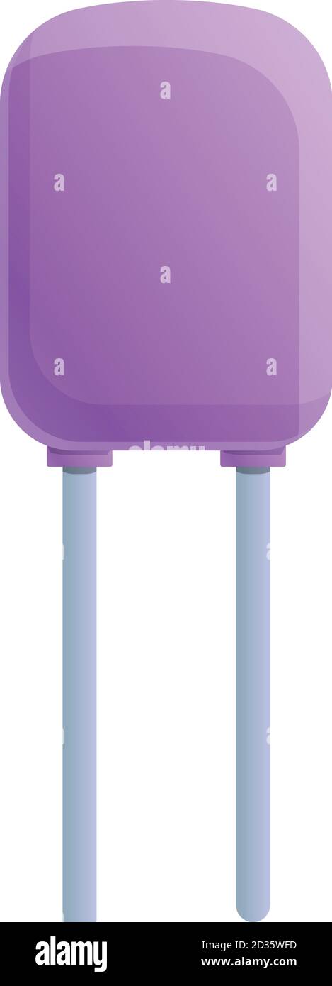 Icône de condensateur de commande. Dessin animé de l'icône de vecteur ...