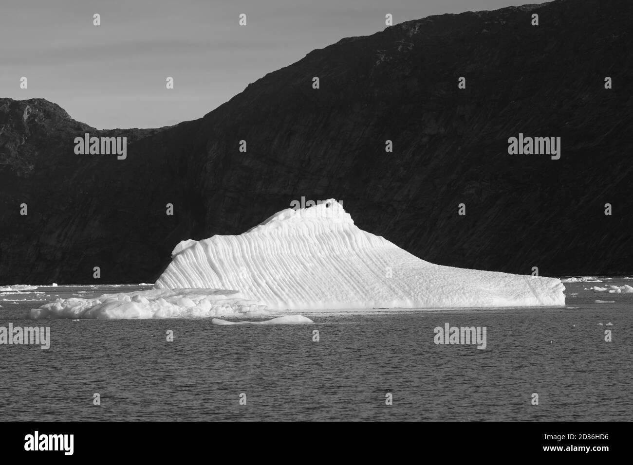 Mer du labrador Banque d'images noir et blanc - Alamy