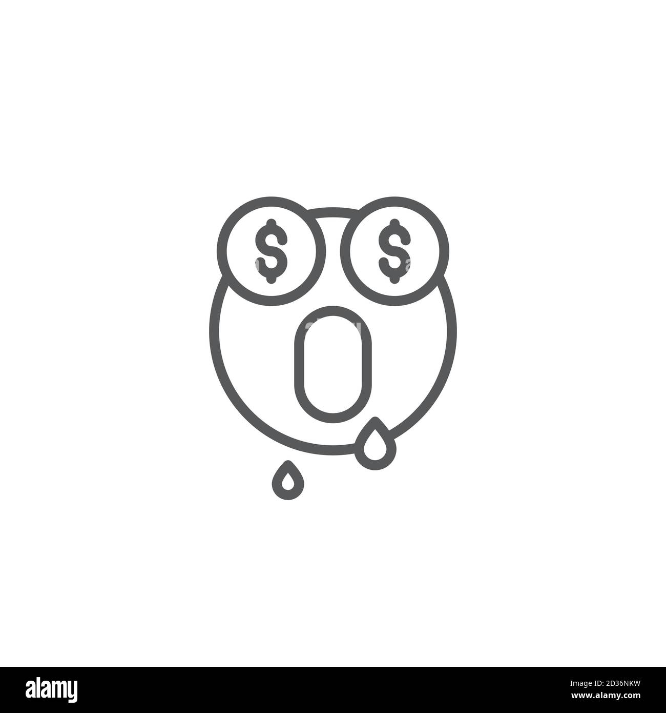 Rich emoji icon vector vectors Banque de photographies et d’images à ...