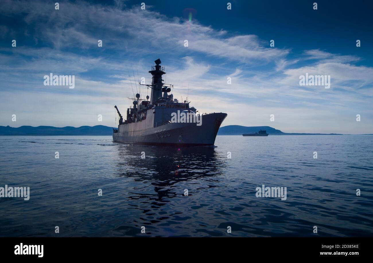 HDMS Olfert Fischer (F355) une corvette de la classe Niels Juel de la ...
